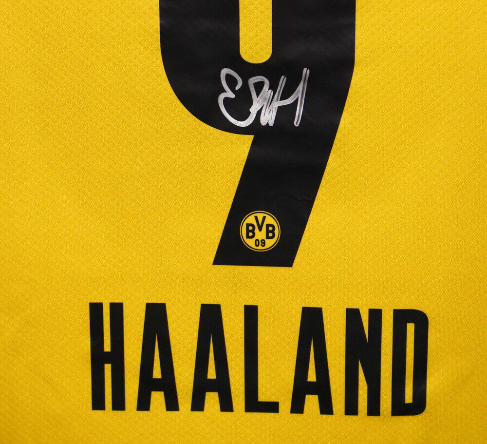 Erling Haaland Autographed Borussia Dortmund Puma Jersey BAS 39966 ...