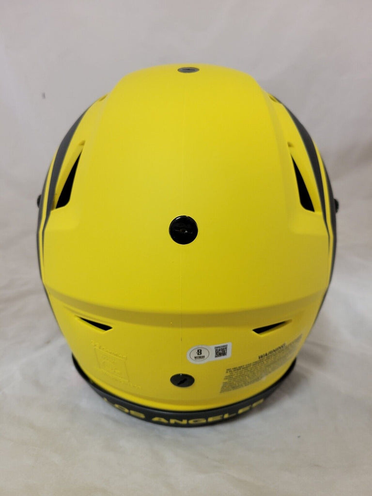 ERIC DICKERSON "HOF 99" SIGNED LOS ANGELES RAMS RAVE SPEEDFLEX HELMET ...