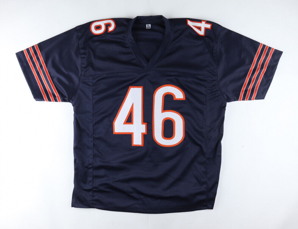 Doug Plank Signed Chicago Bears Jersey "SB XX Champs" (JSA) 1975 Draft ...