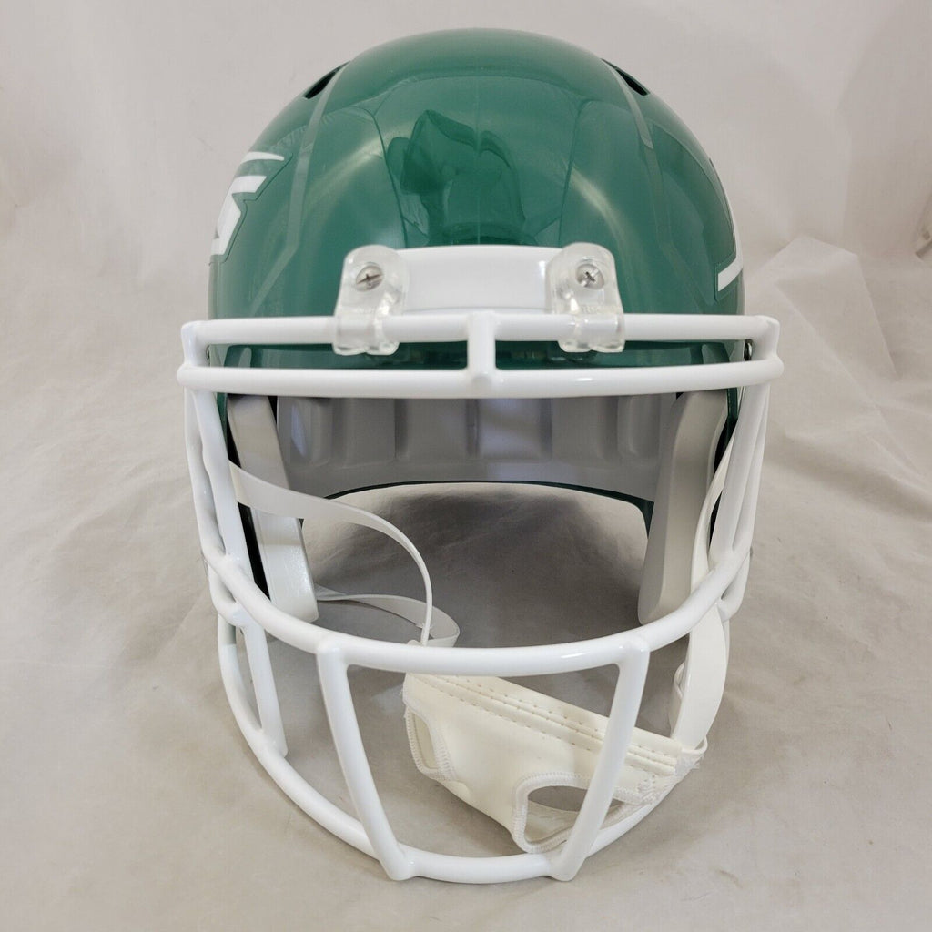 GARRETT WILSON SIGNED NY JETS FS THROWBACK SPEED REPLICA HELMET FANATI ...