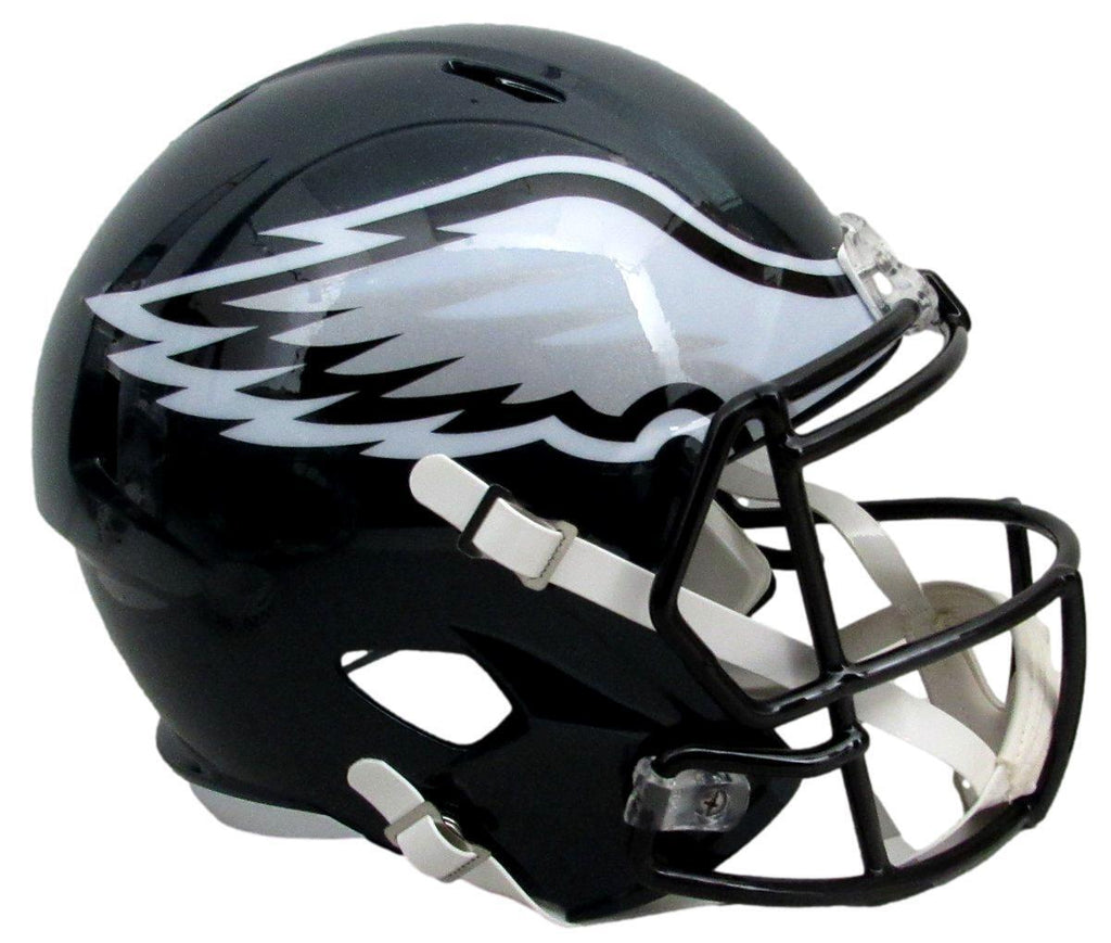 Josh Sweat Signed Full Size Replica SB LIX Champs Helmet Eagles Becket ...