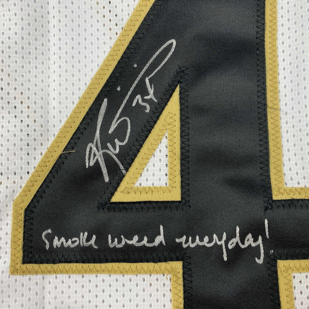 Autographed/Signed Ricky Williams Smoke Weed Insc New Orleans Jersey J ...