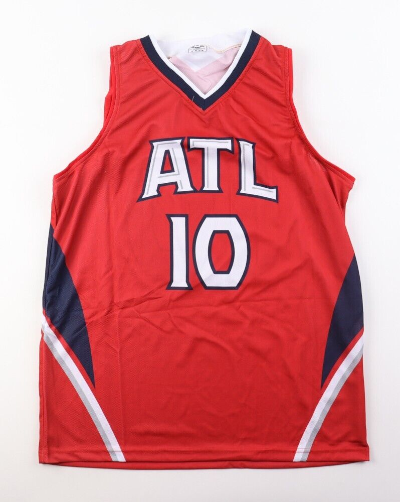 Mike Bibby Signed Atlanta Hawks Jersey (Steiner) 1999 NBA All Rookie T ...