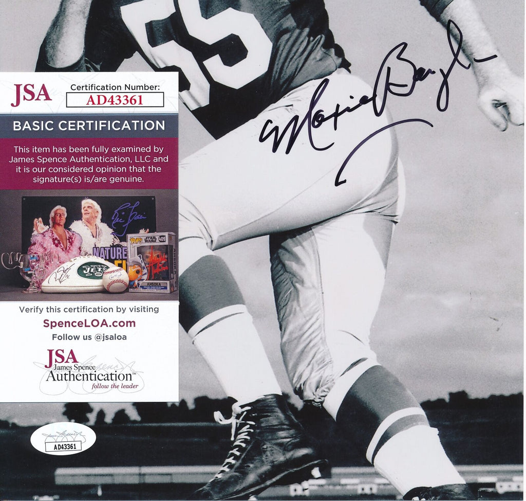 Maxie Baughan Autographed 8x10 B/W Photo Philadelphia Eagles JSA ...