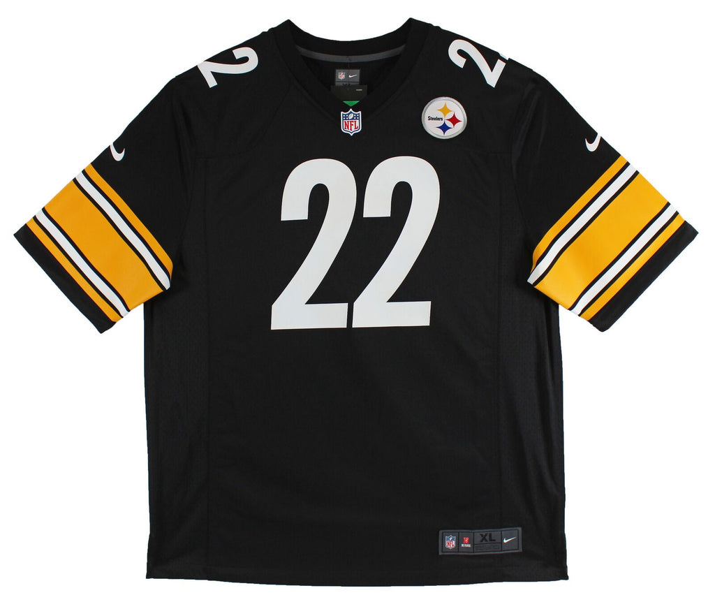 Steelers Najee Harris Authentic Signed Black Nike Jersey Autographed F ...