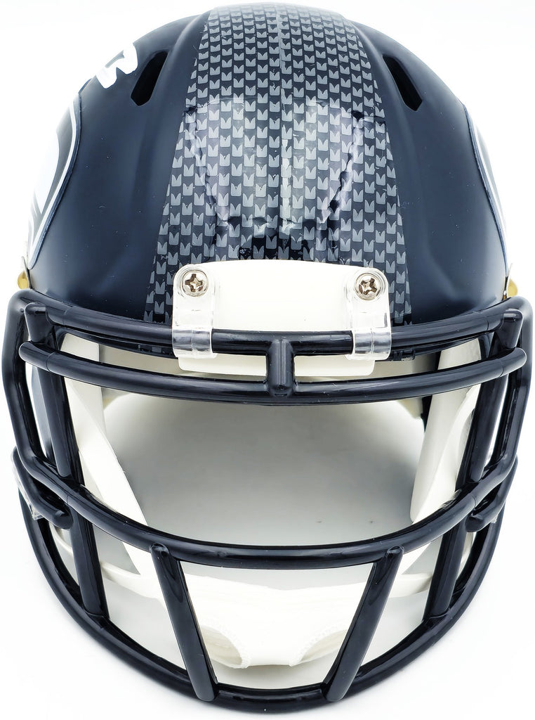 Kenneth Walker III Signed Seattle Seahawks Blue Speed Mini Helmet Beck ...