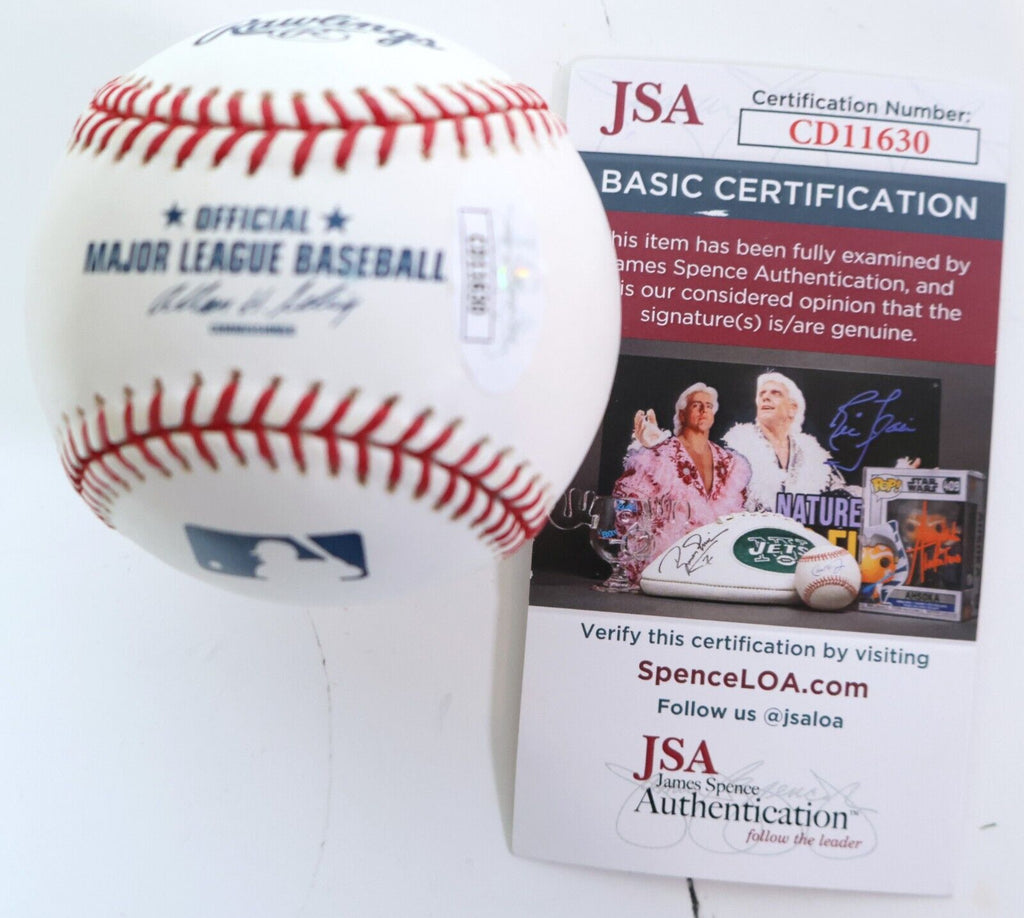 Garrett Atkins Autographed Official Major League Baseball James Spence ...