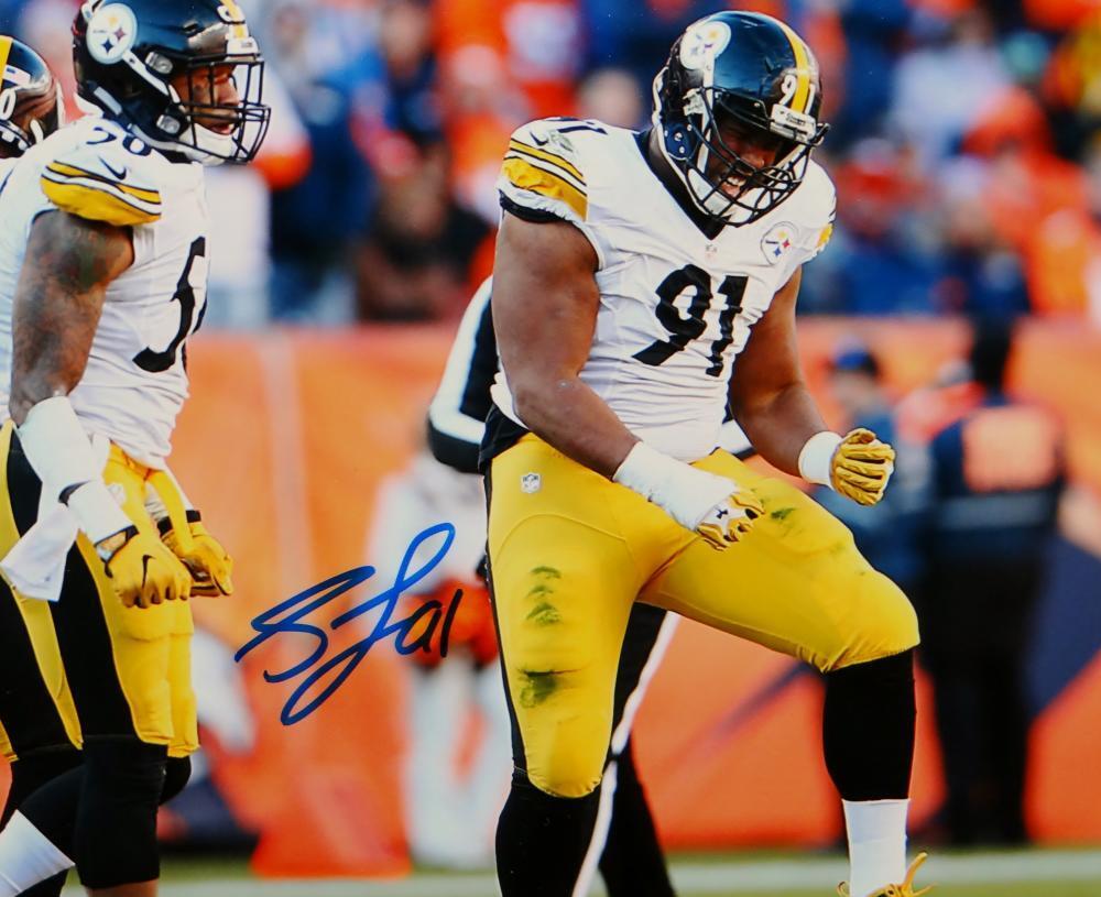 Stephon Tuitt Autographed Steelers 8x10 Celebrating Photo- JSA W Auth ...