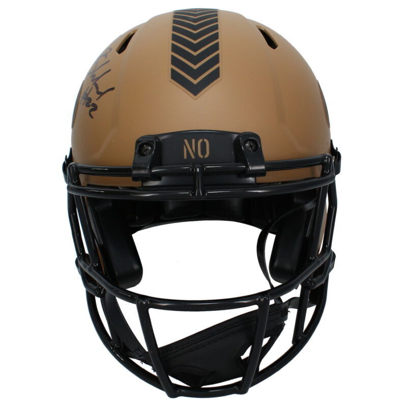 Rashid Shaheed Autographed Saints 2023 STS Authentic Speed Helmet Beck ...