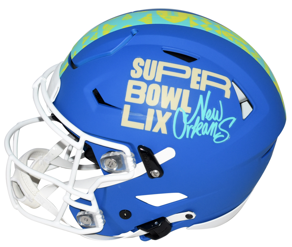 JALEN HURTS SIGNED PHILADELPHIA EAGLES SUPER BOWL SPEEDFLEX HELMET W ...