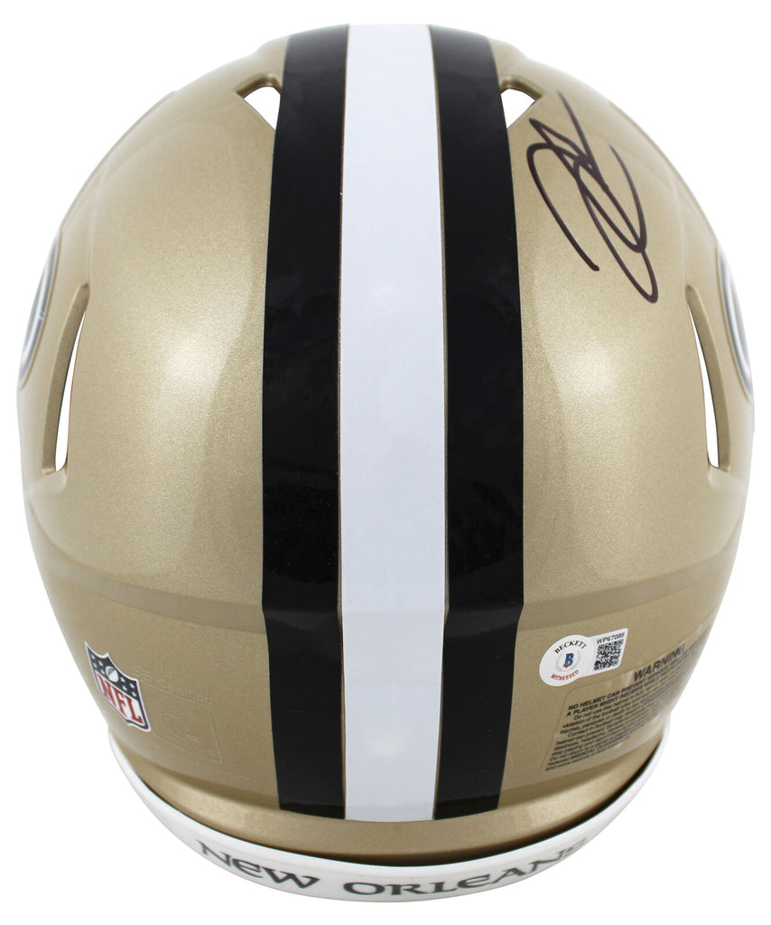 Saints Derek Carr & Michael Thomas Signed Full Size Speed Proline Helm ...