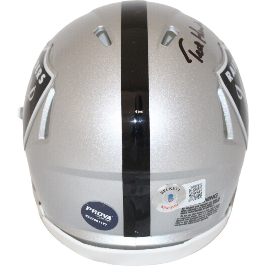 Ted Hendricks Signed Oakland Raiders Mini Helmet HOF Beckett 42833 ...