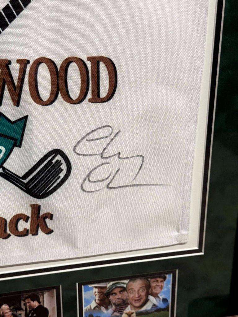Chevy Chase "Caddyshack" Signed Autographed Bushwood Golf Flag Framed ...