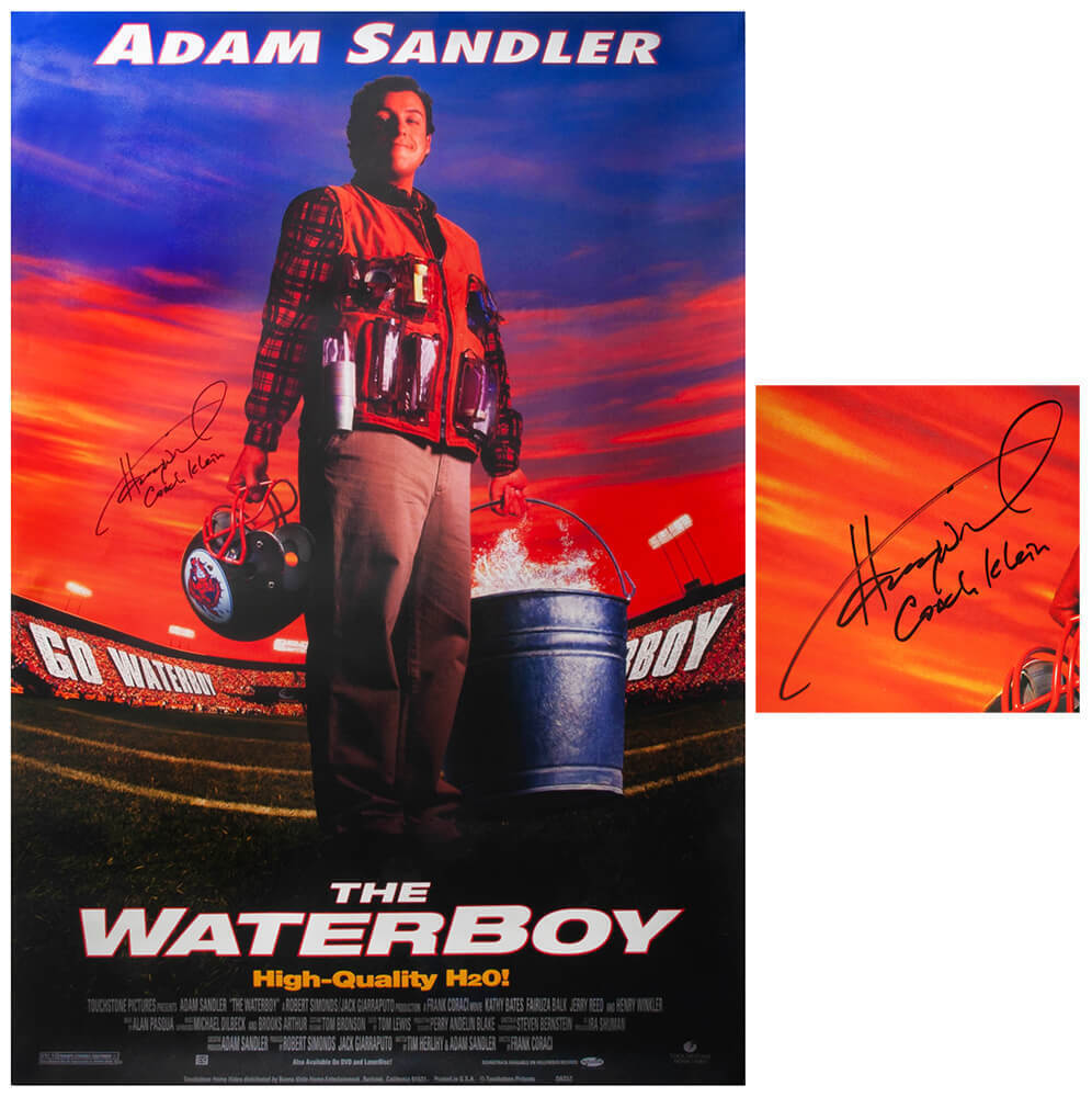 Henry Winkler Signed The Waterboy 27x40 Movie Poster w/Coach Klein -SC ...
