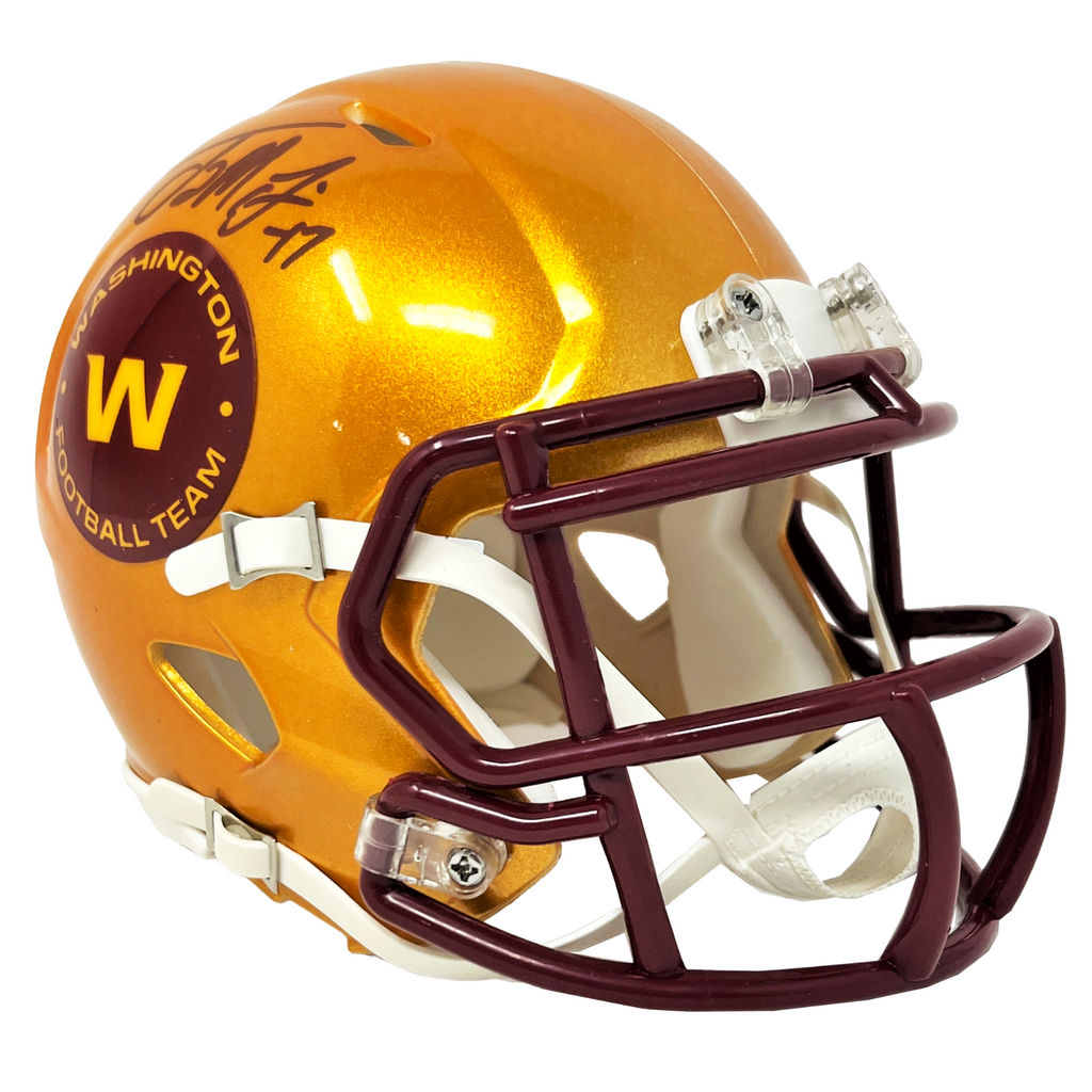 Terry McLaurin Washington Commanders Signed Riddell Flash Mini Helmet ...