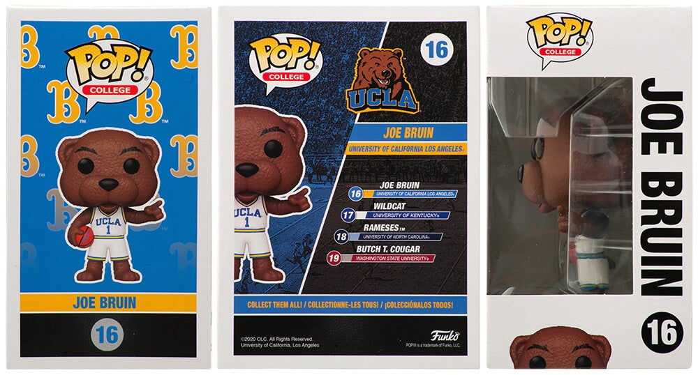 Nico Iamaleava Signed UCLA Joe Bruin NCAA Mascot Funko Pop Doll #16 ...