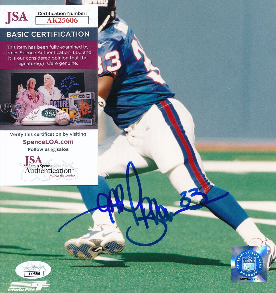 Gary Brown Autographed 8x10 Photo New York Giants JSA 179843 – Super ...