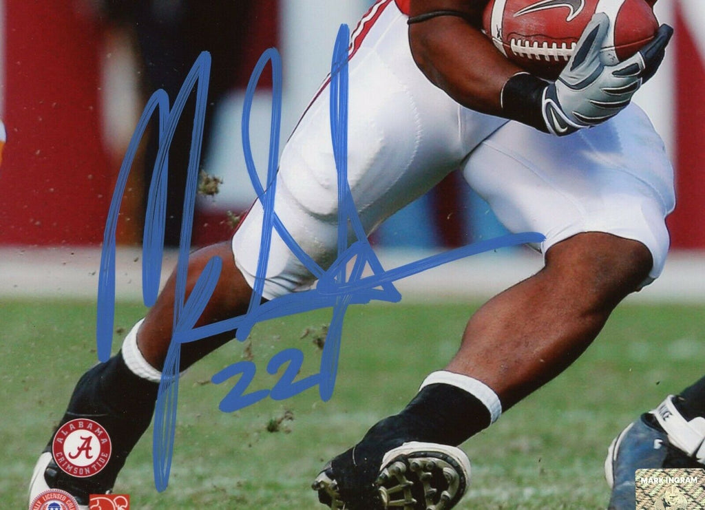 Mark Ingram Signed Alabama Crimson Tide Unframed 8x10 Color Photo - LE ...
