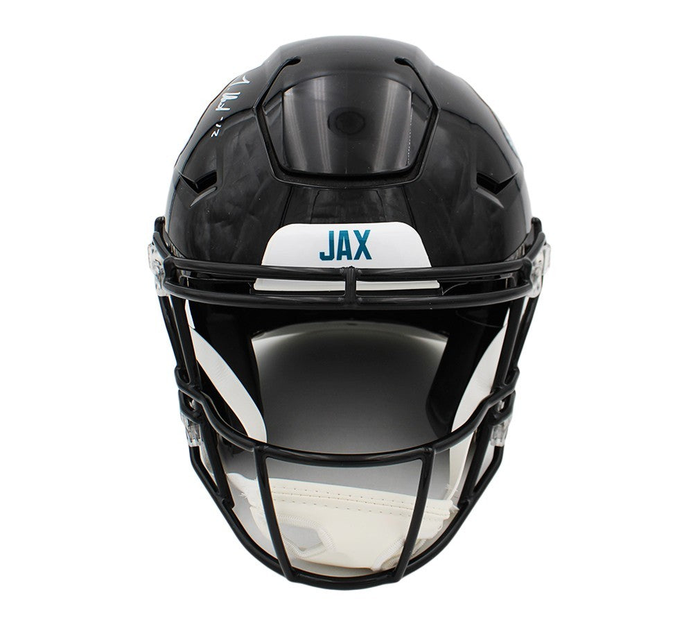 Travis Hunter Signed Jacksonville Jaguars Speed Authentic Flex Helmet ...