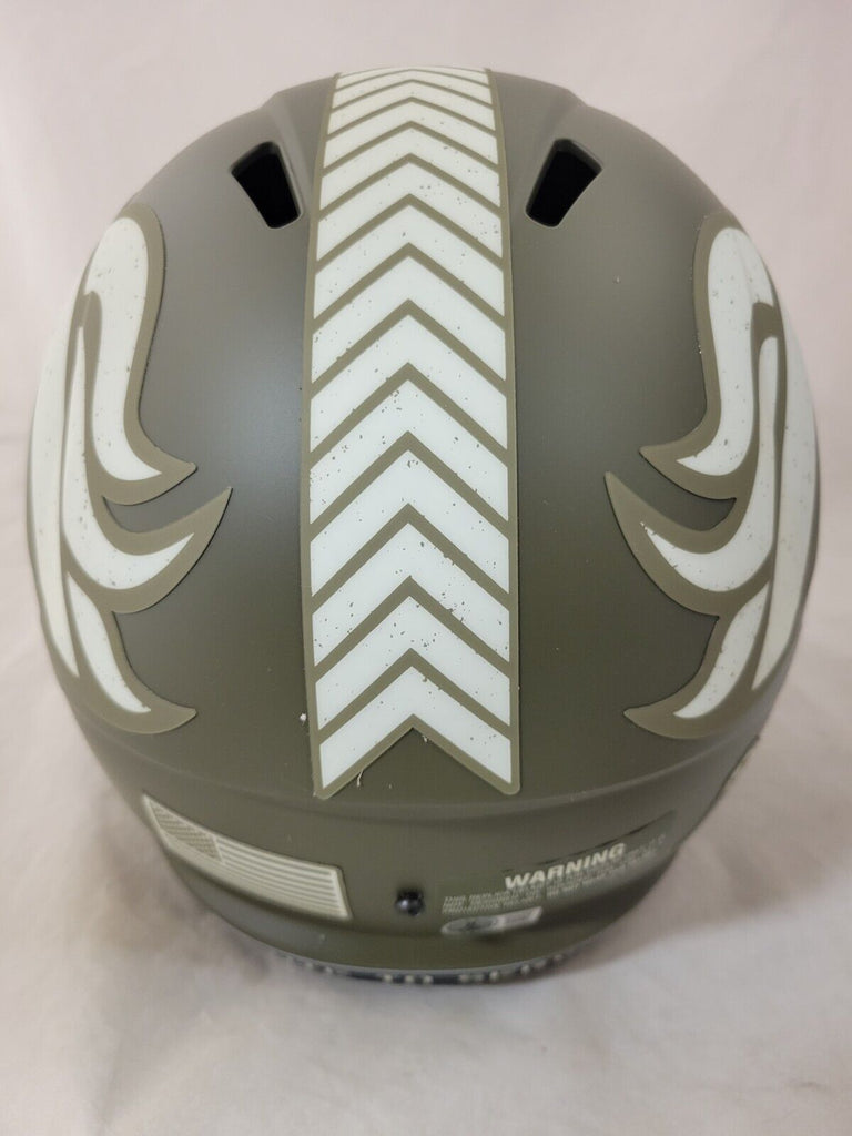 BO NIX SIGNED DENVER BRONCOS F/S STS SPEED REPLICA HELMET BECKETT QR ...