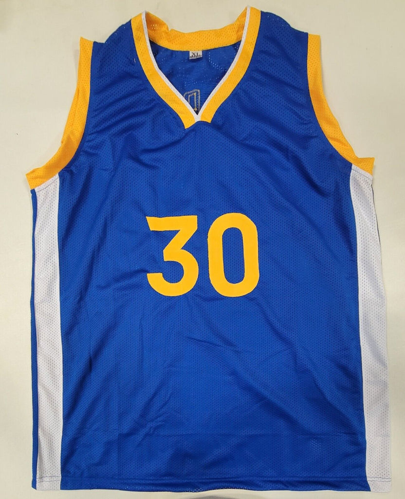 STEPHEN CURRY SIGNED PRO STYLE CUSTOM XL JERSEY JSA STICKER – Super ...