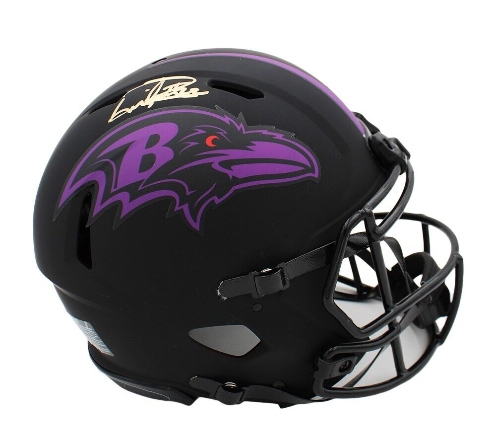 Derrick Henry Signed Baltimore Ravens Speed Authentic Eclipse NFL Helm ...