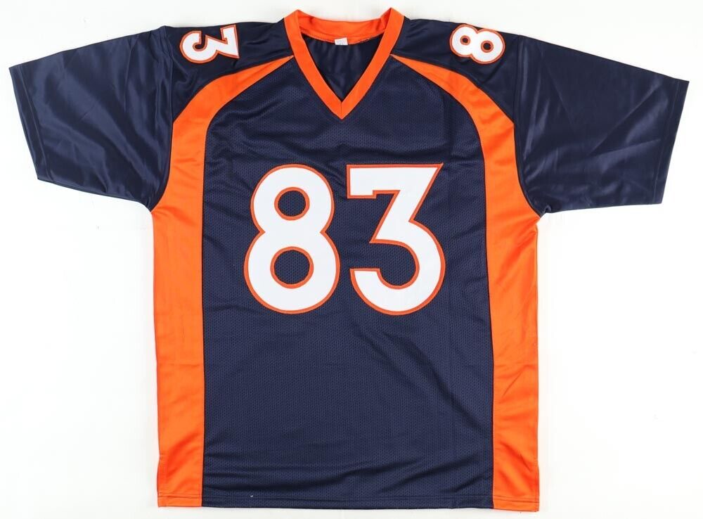 Marvin Mims Jr. Signed Denver Broncos Jersey (Beckett QR Code Card) Re ...