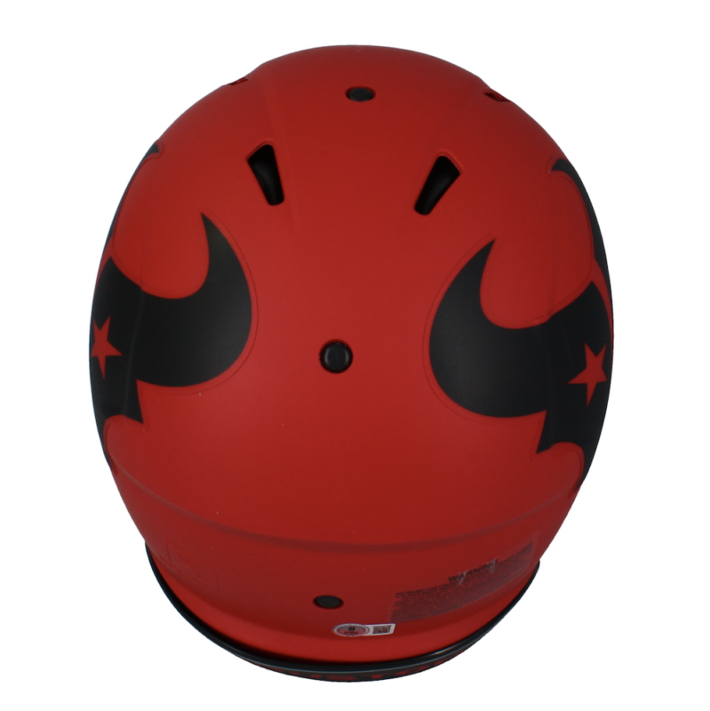 Dalton Schultz Autographed "Texans Swarm!" Rave Authentic Speed Helmet ...