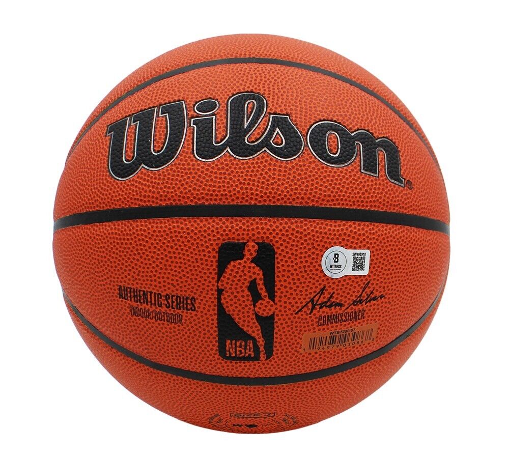 Hakeem Olajuwon Signed Houston Rockets Wilson Indoor/Outdoor NBA Baske ...