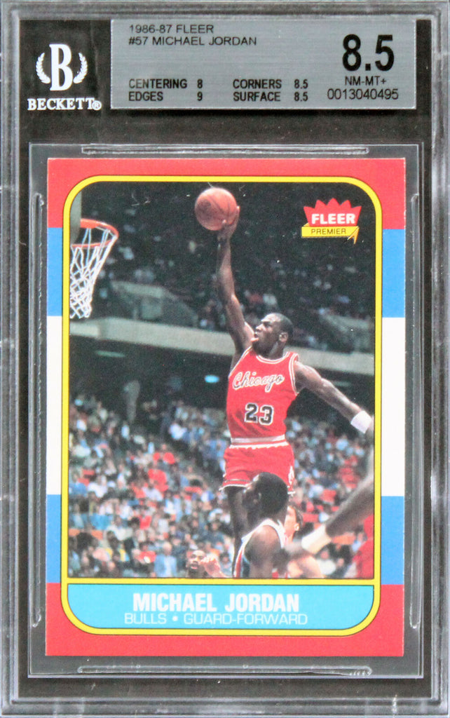 1986 Fleer Complete 143 Card Set w/ Checklist Michael Jordan Karl Malo ...