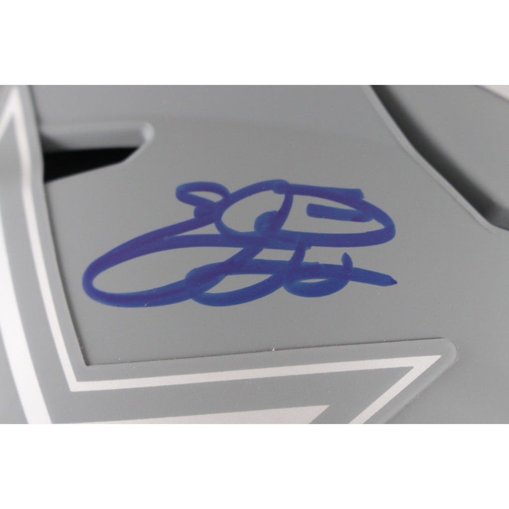 Emmitt Smith Autographed Dallas Cowboys SpeedFlex Slate Helmet Beckett ...