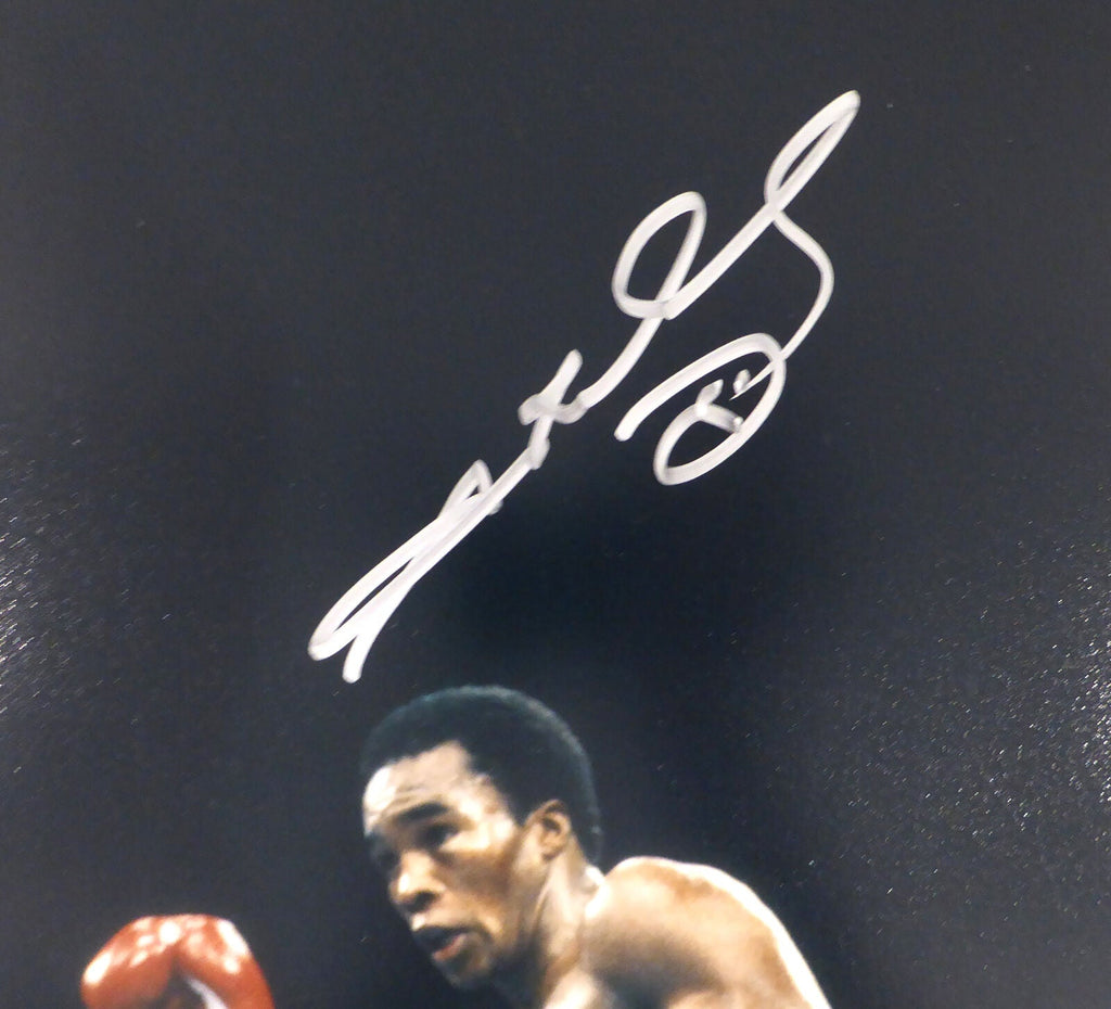 Sugar Ray Leonard Autographed Signed 16x20 Photo Beckett BAS QR #BH041 ...