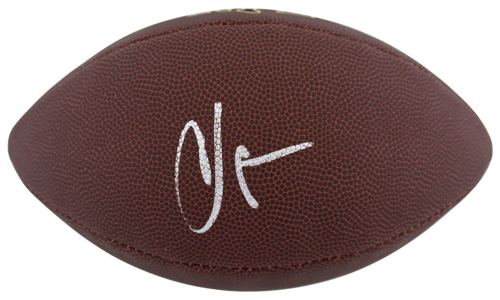 Bengals Chad Johnson Signed Wilson Super Grip Football W/ Case BAS Wit ...