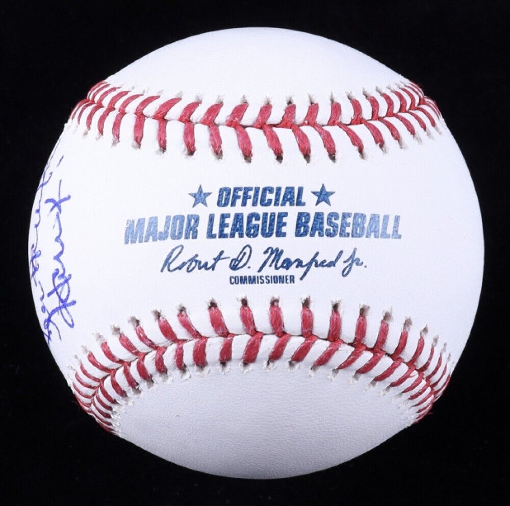 Ken Harrelson Signed Hall of Fame Baseball Inscribed "Hawk" (JSA COA ...