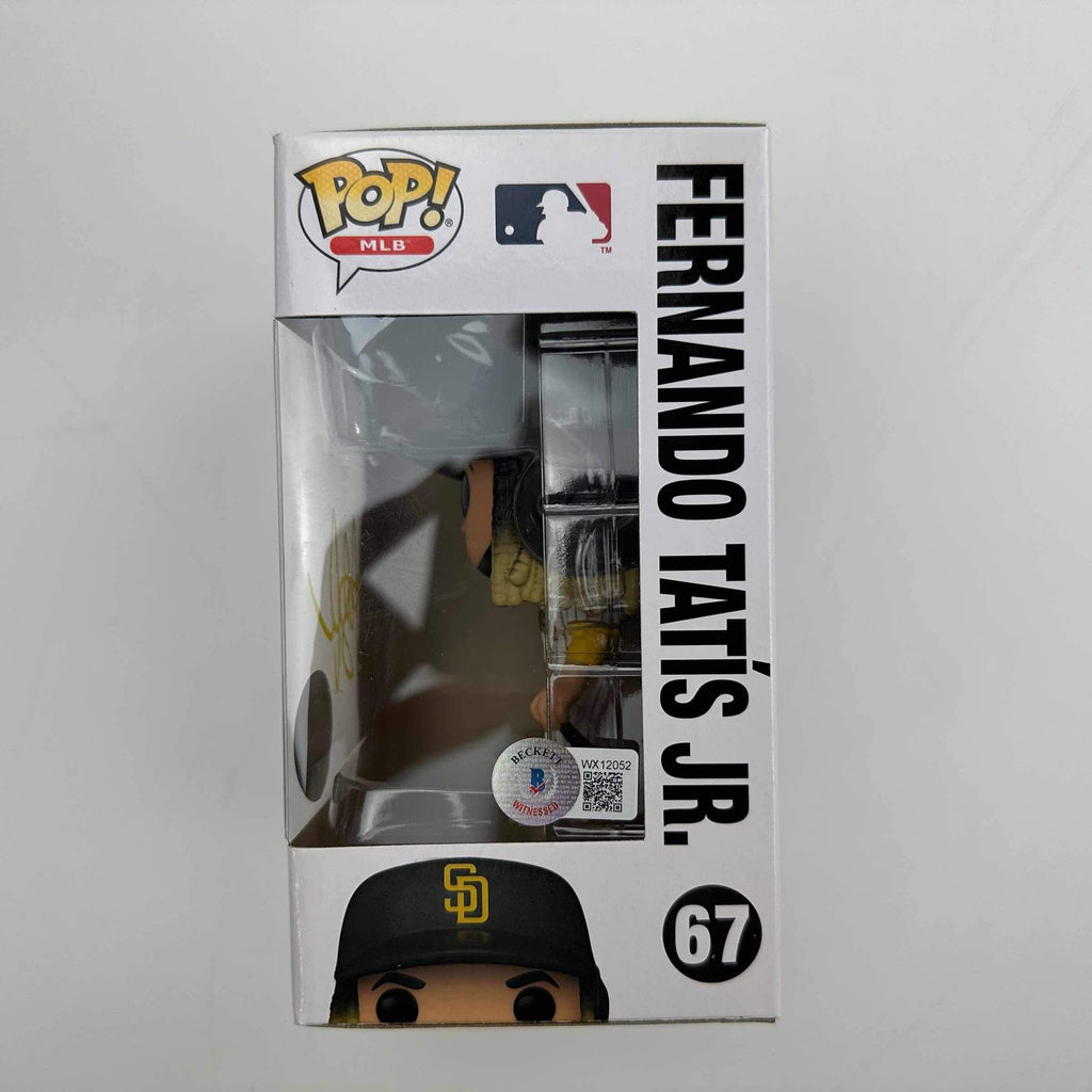 Autographed/Signed Fernando Tatis Jr. Padres #67 Funko Pop MLB Figurin ...