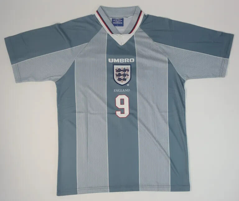 Alan Shearer Signed Umbro England National Team Soccer Jersey (Beckett ...