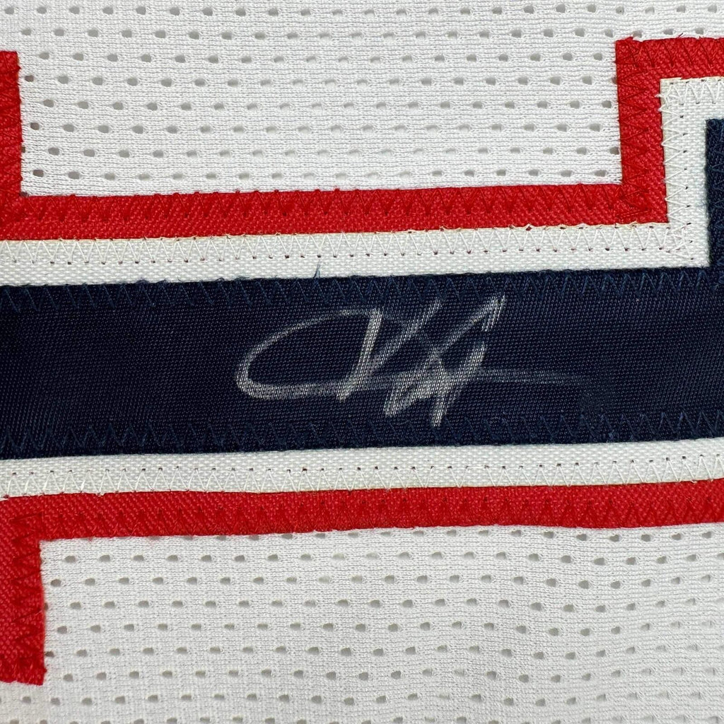 Autographed/Signed Vince Carter New Jersey White Basketball Jersey PSA ...