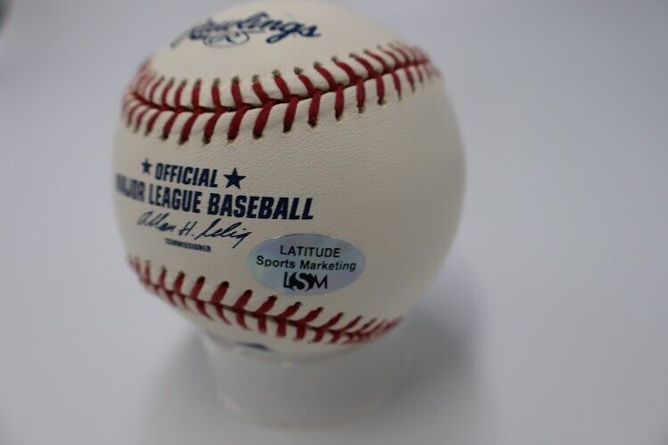Don Larson Autographed MLB Baseball (LSM COA) – Super Sports Center