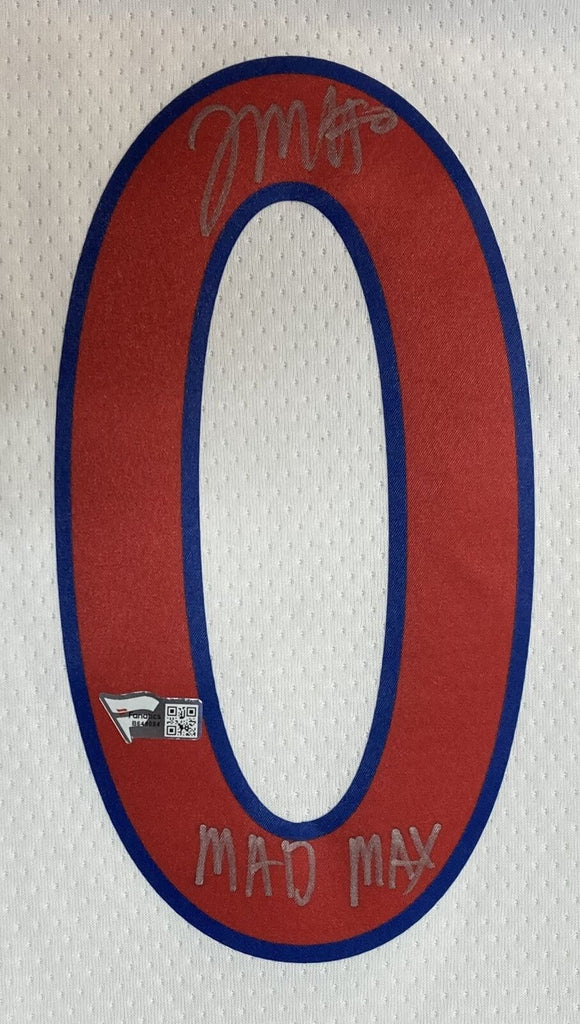 Tyrese Maxey Signed 76ers White Nike Swingman Jersey Mad Max Insc Fana ...