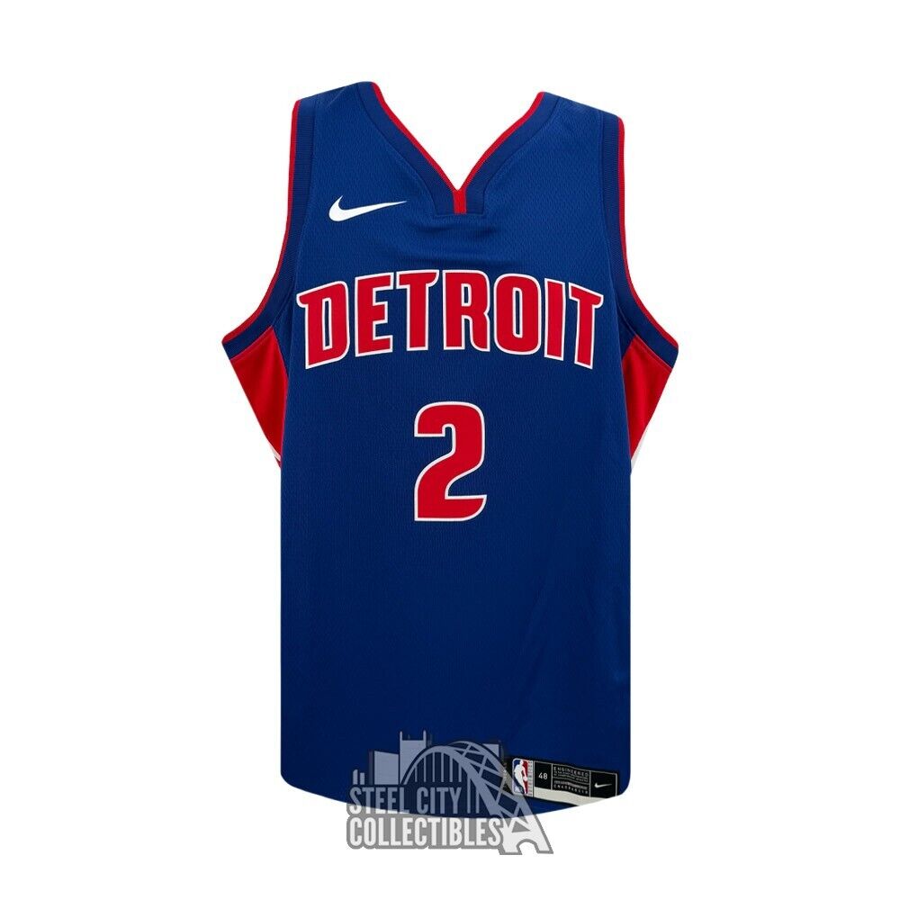Cade Cunningham Autographed Detroit Blue Nike Swingman Jersey - Fanati ...