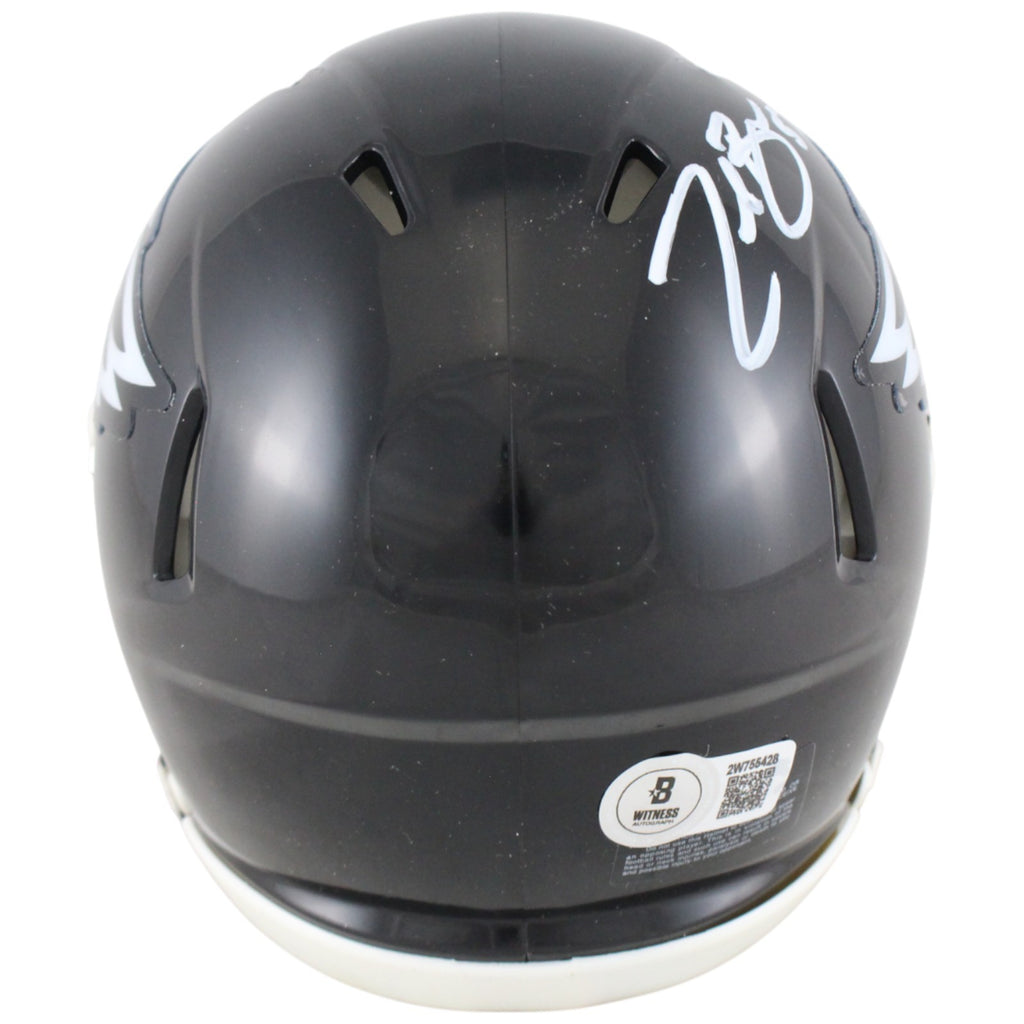 Zack Baun Autographed Philadelphia Eagles Alt Mini Helmet Beckett Witn ...