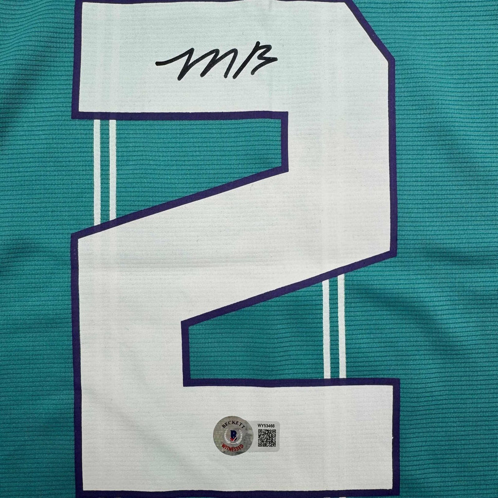 Autographed/Signed LaMelo Ball Charlotte Teal Basketball Jersey Becket ...