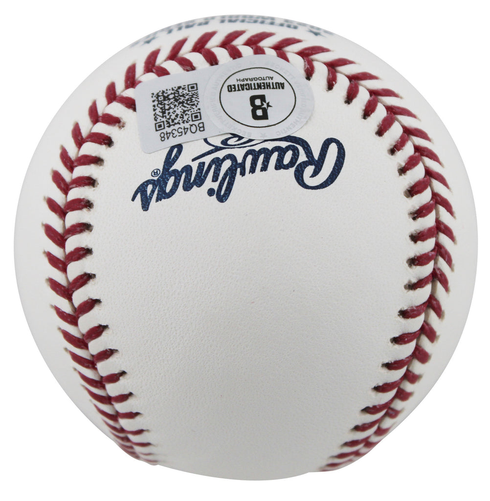 Rangers Josh Sborz Authentic Signed 2023 World Series Logo Baseball BA ...