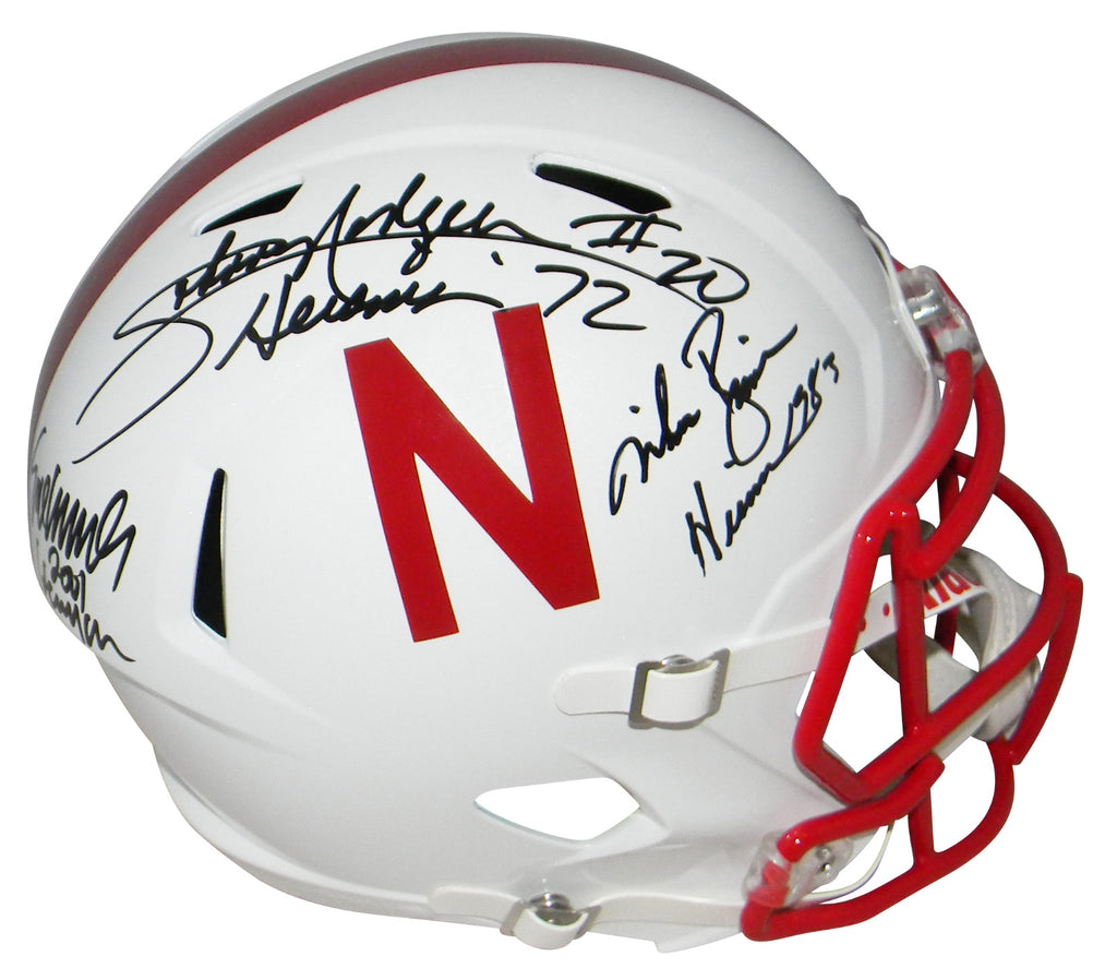 ERIC CROUCH MIKE ROZIER JOHNNY RODGERS SIGNED NEBRASKA FULL SIZE SPEED ...