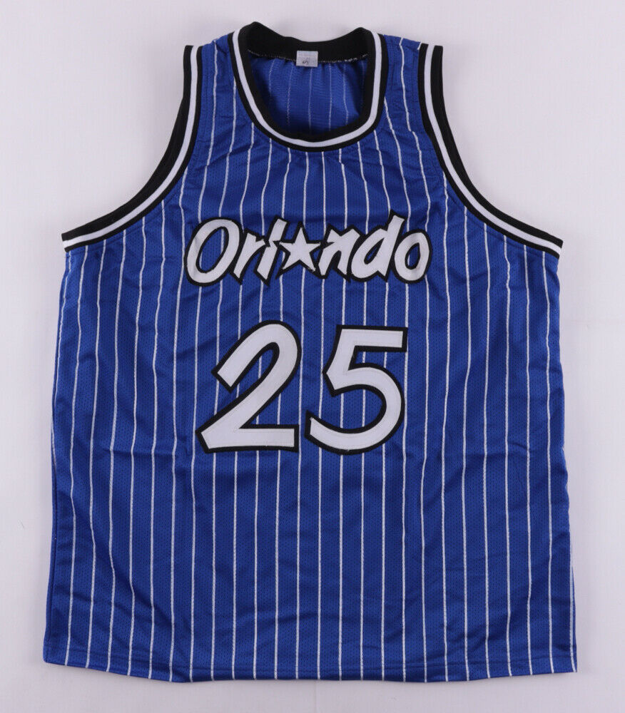 Nick Anderson Signed Magic Jersey (PSA COA) 1st Ever Draft Pick by Orl ...