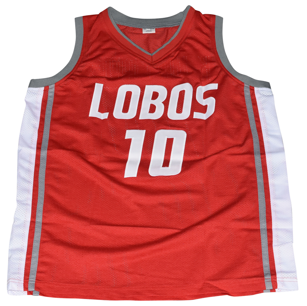 KENDALL WILLIAMS SIGNED NEW MEXICO LOBOS #10 RED BASKETBALL JERSEY COA ...