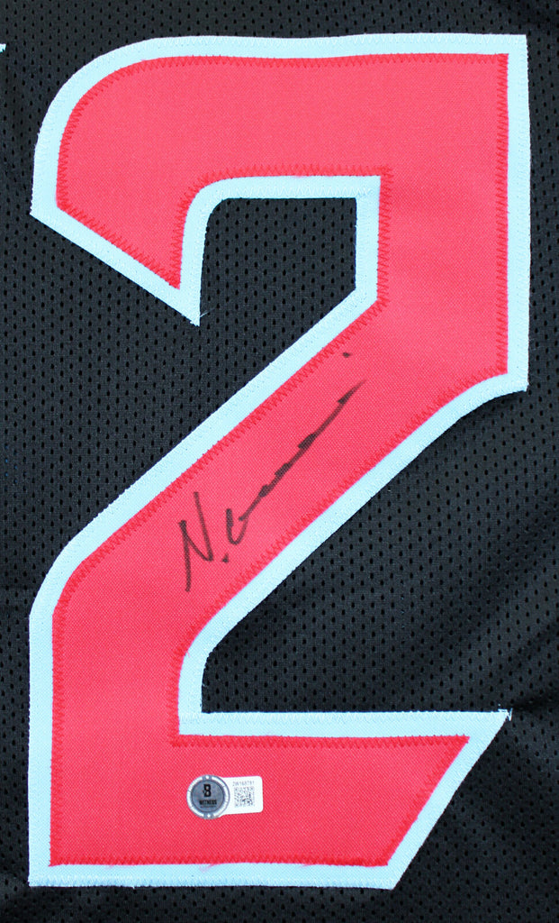 Nico Collins Authentic Signed Alternate Navy Blue Pro Style Jersey BAS ...