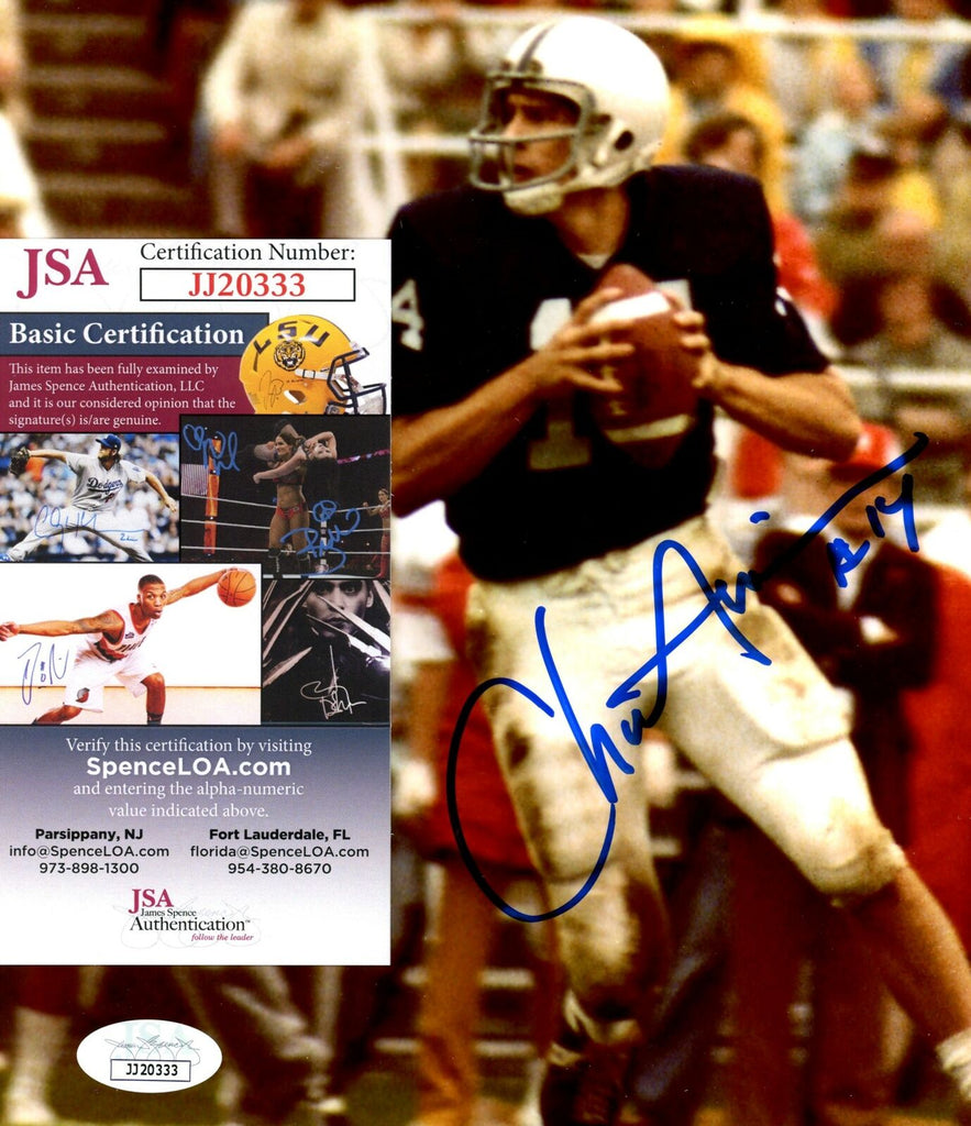 Chuck Fusina Penn State Signed/Autographed 8x10 Photo JSA 154524 ...