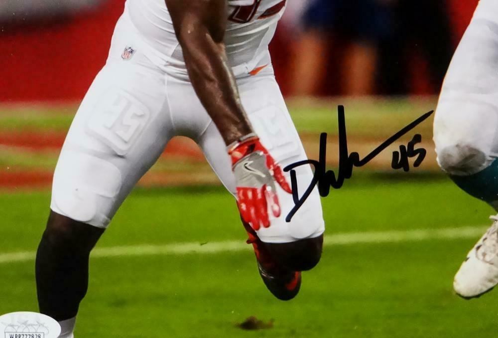 Devin White Autographed Tampa Bay 8x10 PF Vs Dolphins Photo- JSA W Aut ...