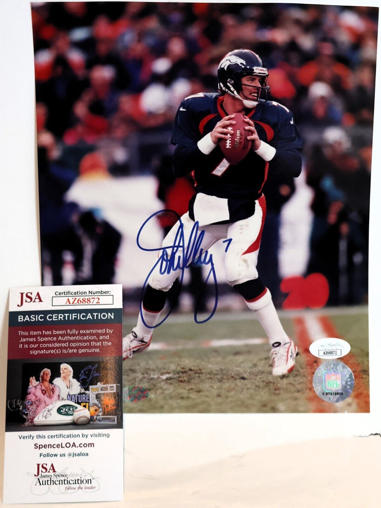 John Elway Autographed 8x10 Photograph (James Spence COA) – Super ...